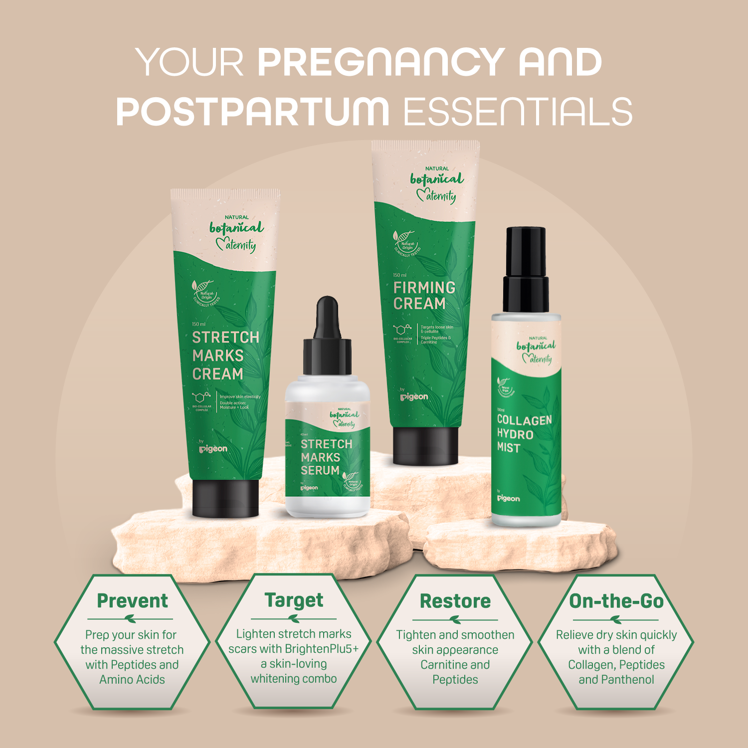 Pigeon Natural Botanical Maternity Set (Free Vanity Pouch) – Pigeon ...