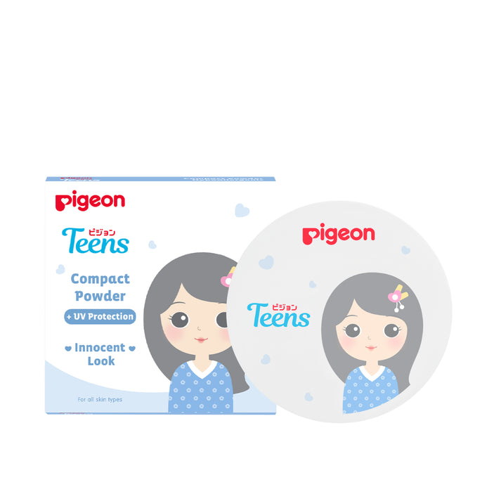 Pigeon Teens Compact Powder + UV Protection 14g – Pigeon Singapore
